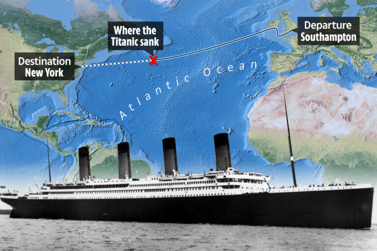 Where did the Titanic hit iceberg on Google Maps? Here’s the exact ...